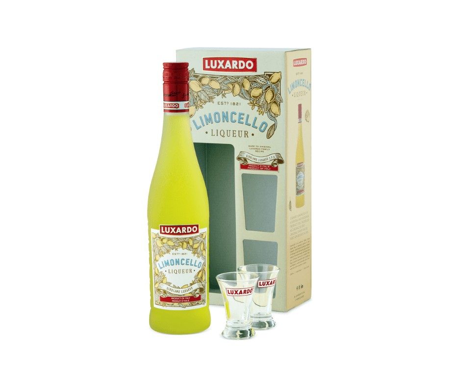 Luxardo Limoncello 0.7 lit Gift Box + 2 glasses – Бистра Вода